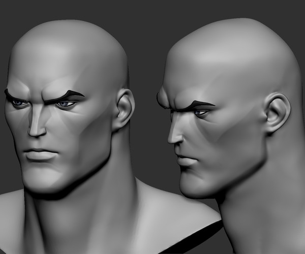 ArtStation - Hero head comic basemesh | Resources