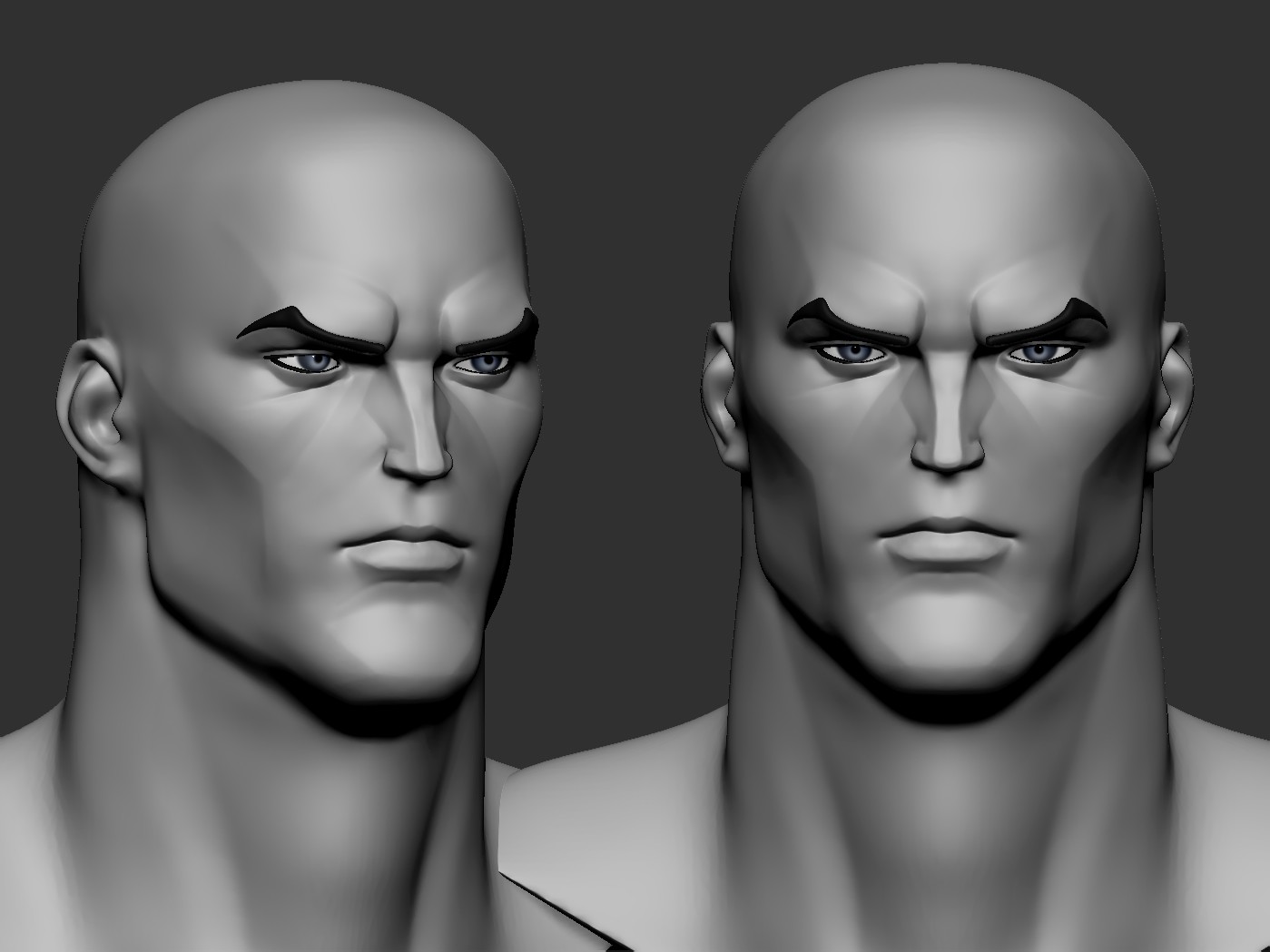 ArtStation - Hero head comic basemesh | Resources
