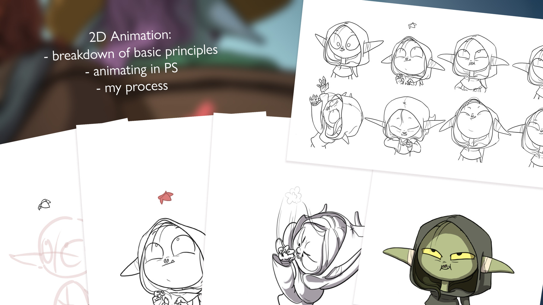 ArtStation - Telling a characters story with a 2D looped animation ...