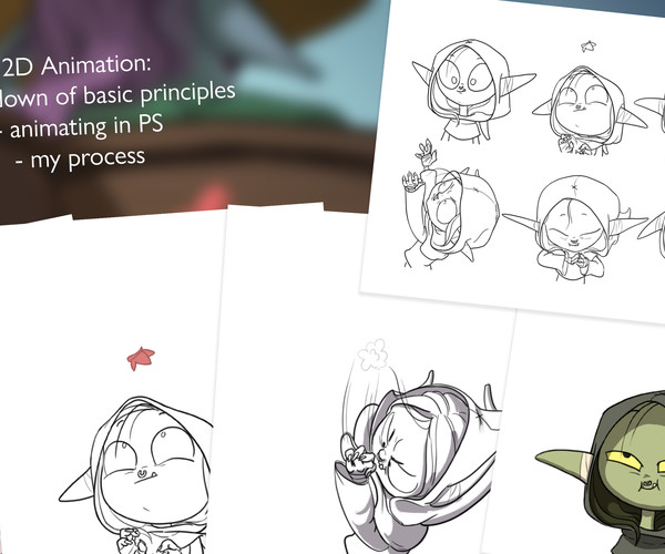 ArtStation - Telling a characters story with a 2D looped animation ...