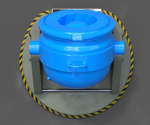 ArtStation - PBR 3D model - Shader ball with color chart for hard ...