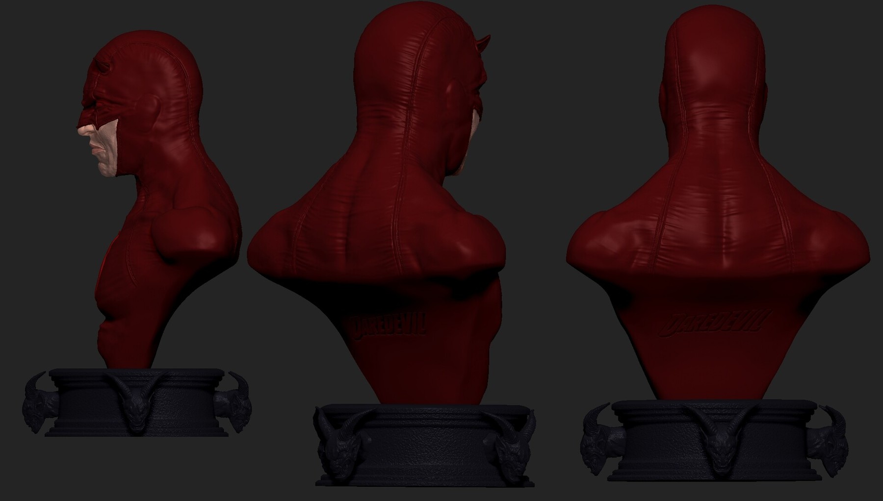 ArtStation - CLASSIC DAREDEVIL BUST STL | Resources