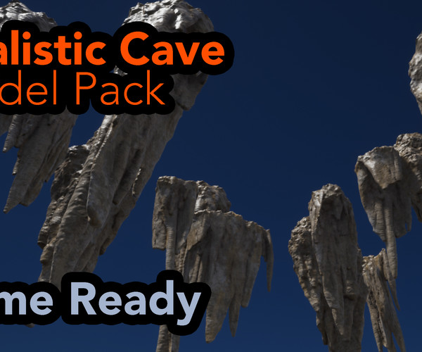ArtStation - Realistic Cave Pack - Textured Game Model | Game Assets