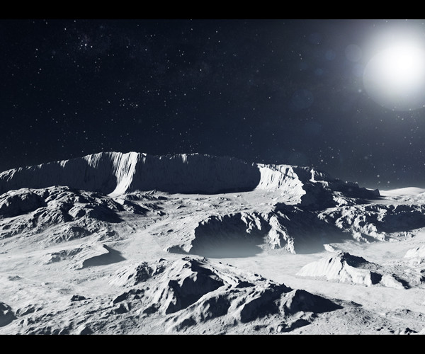 ArtStation - Moon Landscapes Pack - UE Project 4.22 | Game Assets