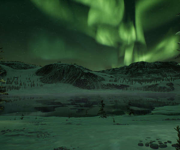 ArtStation - Arctic Aurora - Unreal Engine 4 | Game Assets