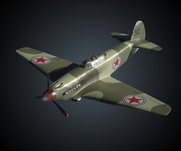 ArtStation - Yakovlev Yak-9 Fighter Plane | Resources
