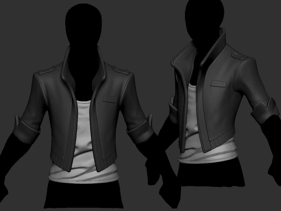 ArtStation - Stylized male Jaket | Game Assets