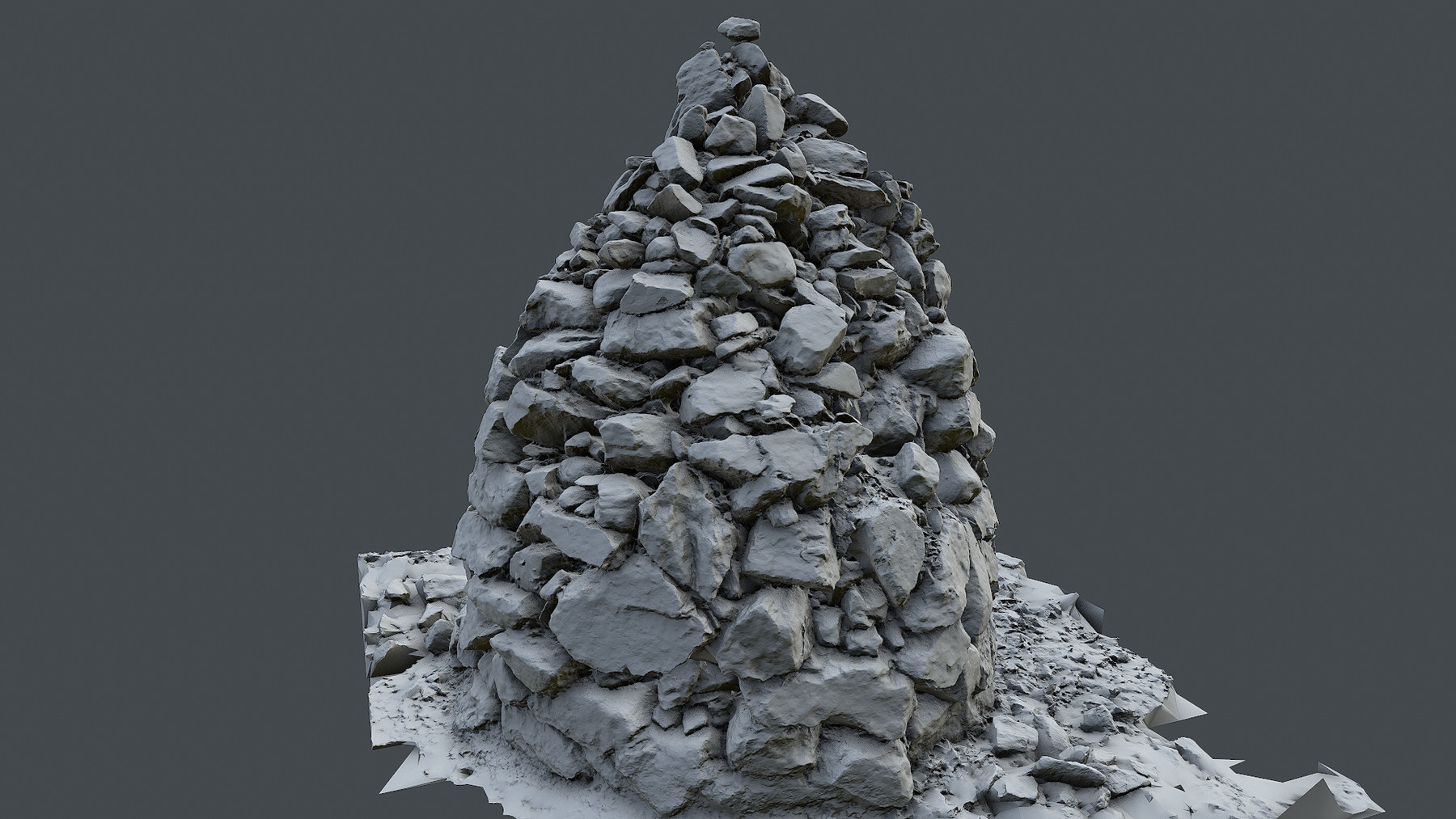 ArtStation - Photoscan_Rock_0003_only HighPoly Mesh (16K Texture ...