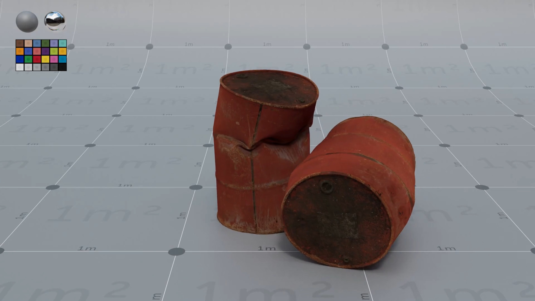 ArtStation - ACEScg Lookdev scene, autoscale - V-Ray, Houdini - HDA - procedural settings ...