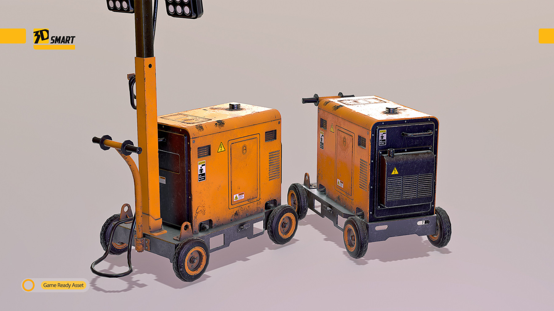 ArtStation - LowPoly Power Generator | Game Assets