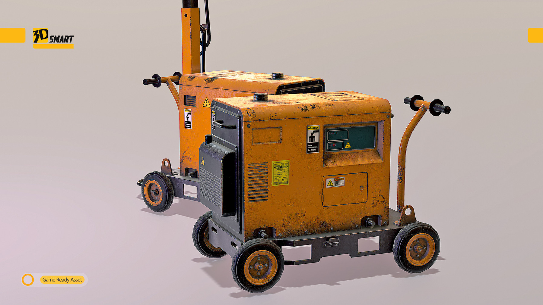 ArtStation - LowPoly Power Generator | Game Assets