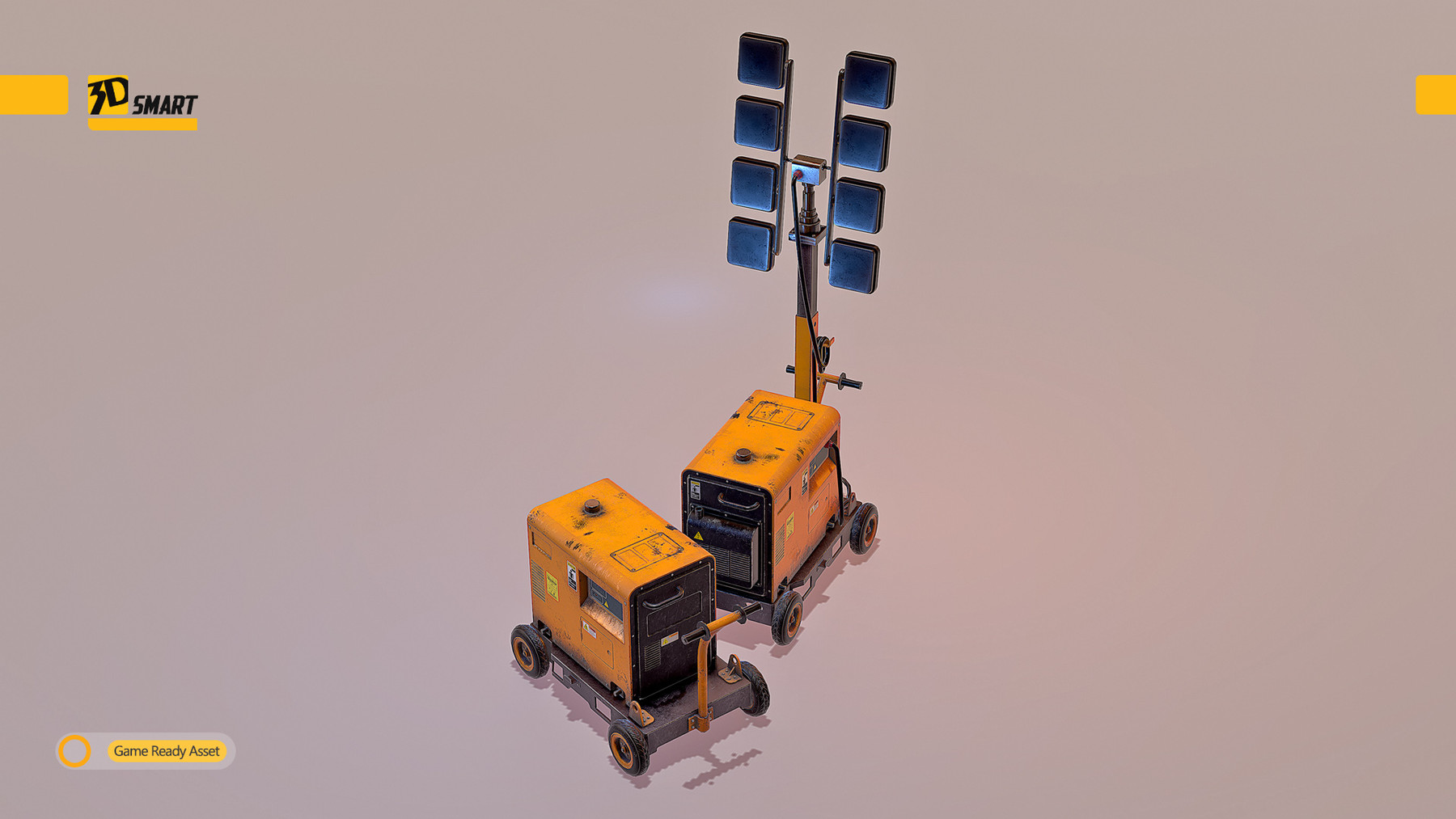 ArtStation - LowPoly Power Generator | Game Assets