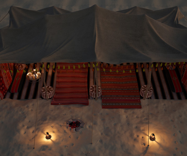 ArtStation - Bedouin tent | Resources