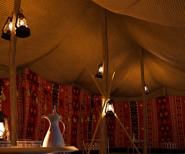 ArtStation - Bedouin tent | Resources