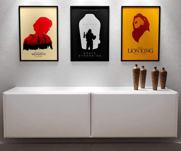 ArtStation - 3D Poster/Frame/Art Mockp | Artworks