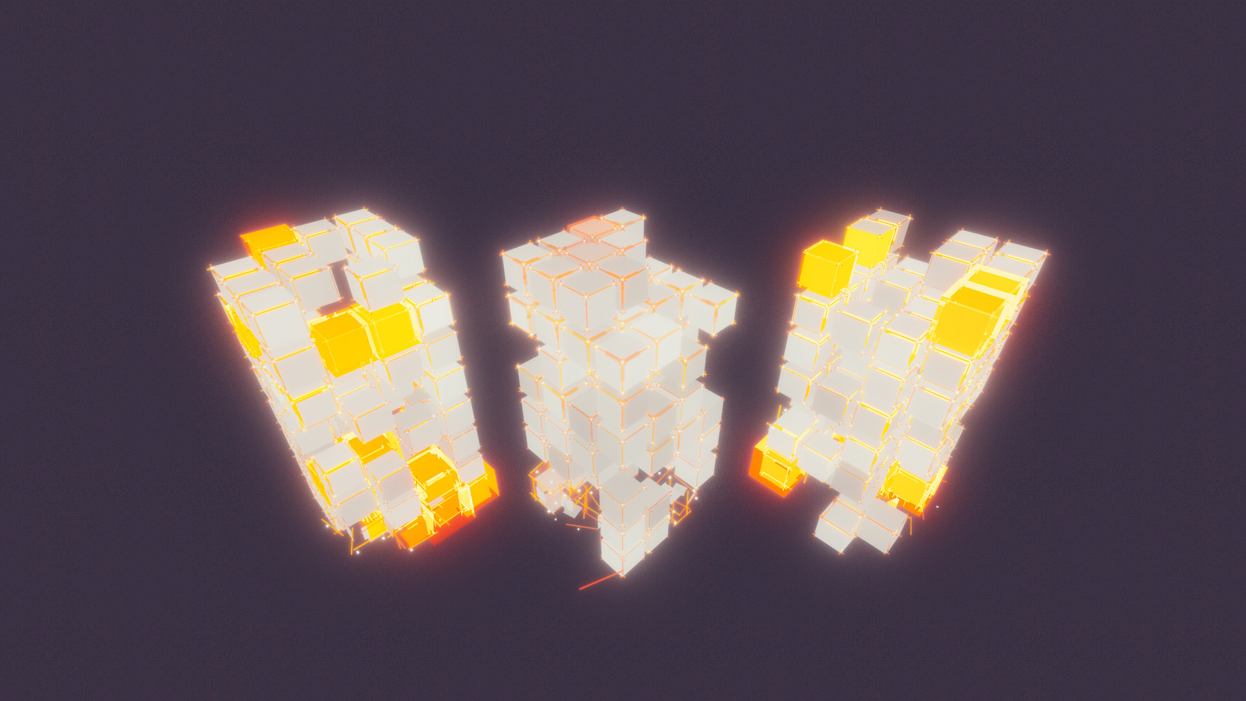 ArtStation - Cyber Effects - Voxels | Game Assets