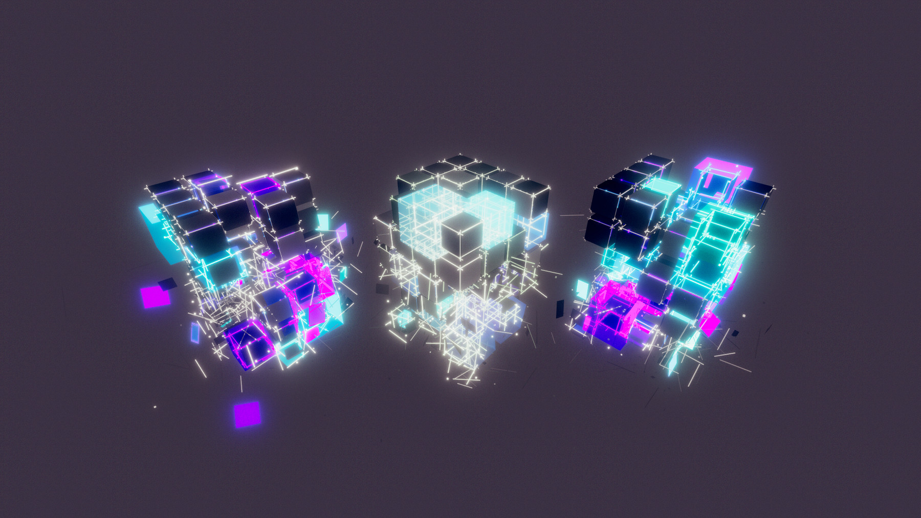 ArtStation - Cyber Effects - Voxels | Game Assets