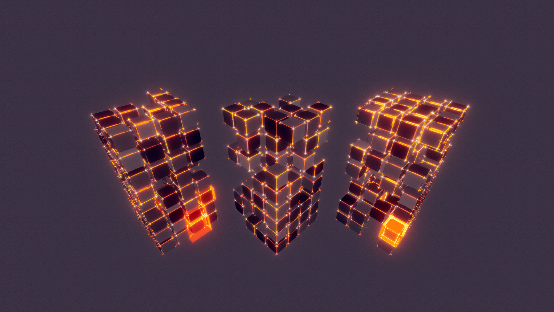 ArtStation - Cyber Effects - Voxels | Game Assets