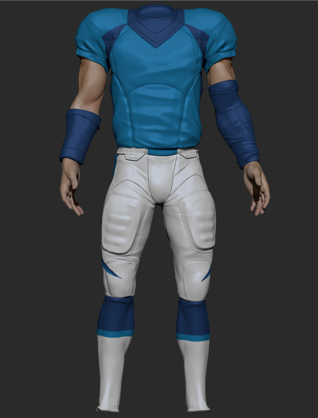 ArtStation - football NFL Uniform with UV, Textures, | Game Assets