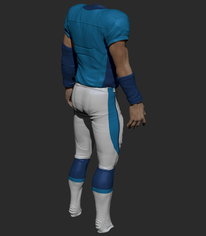 ArtStation - football NFL Uniform with UV, Textures, | Game Assets