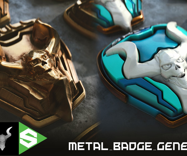 ArtStation - Metal Badge Generator | Resources