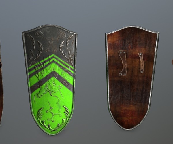 ArtStation - shield set | Game Assets