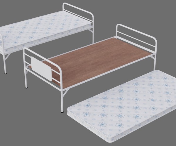 ArtStation - Bed 1A | Game Assets
