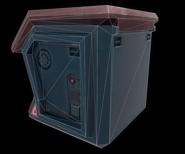 ArtStation - 6 Models Sci-fi Crate Pack (Container, Box) - Openable ...
