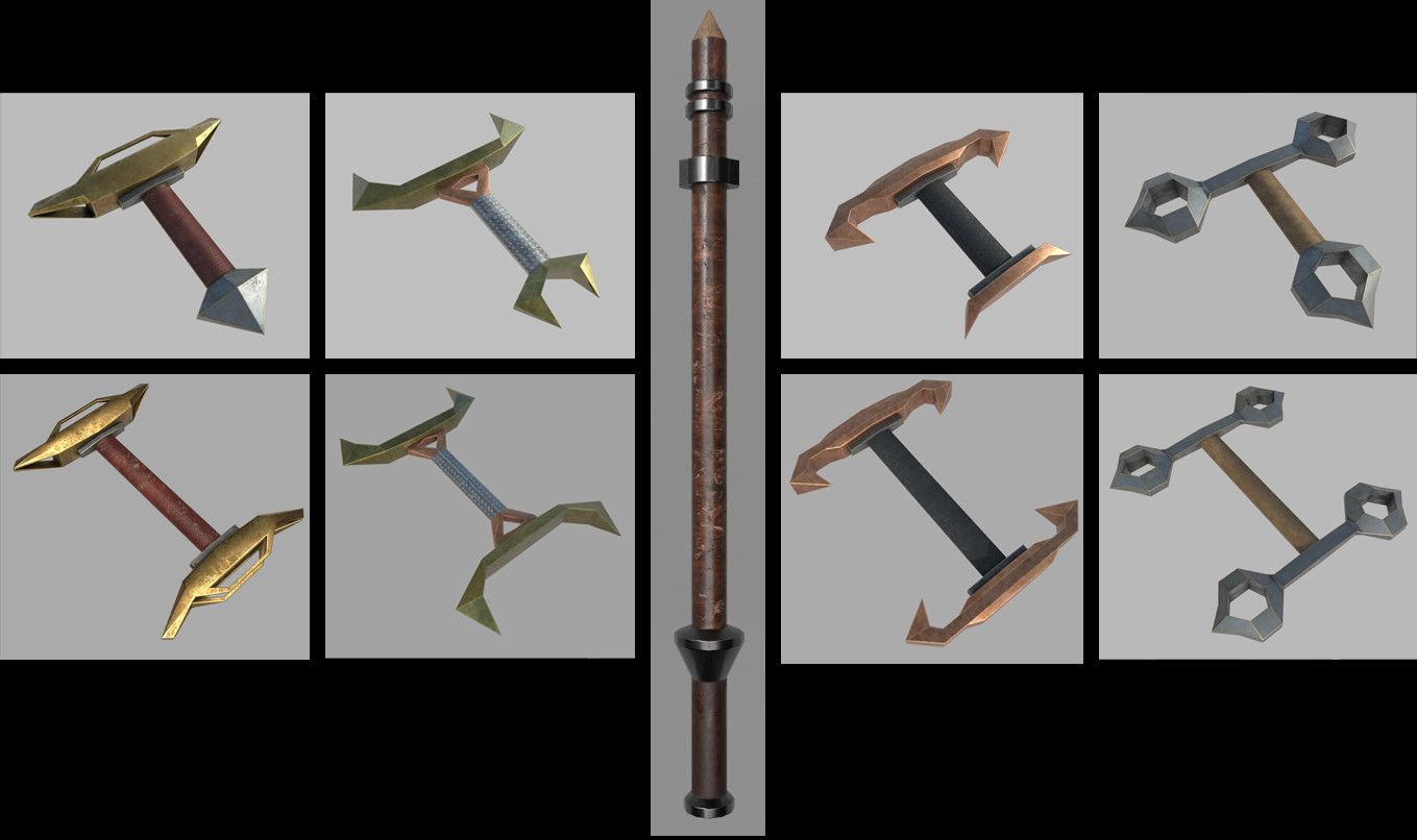 ArtStation - Medieval Sword Pack - Modular Weapons | Resources