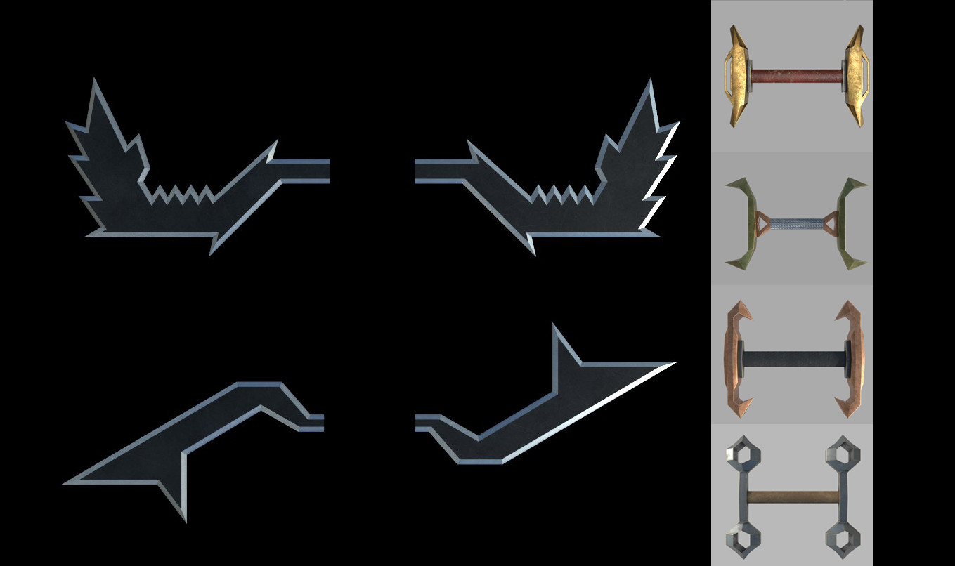 ArtStation - Medieval Sword Pack - Modular Weapons | Resources