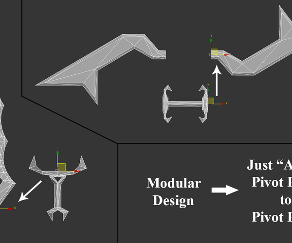 ArtStation - Medieval Sword Pack - Modular Weapons | Resources