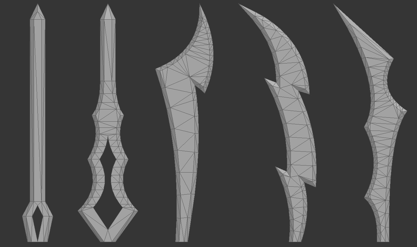 ArtStation - Medieval Sword Pack - Modular Weapons | Resources