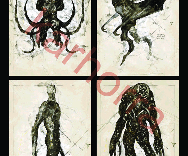 ArtStation - HORRORS – a pack of monster illustrations | Game Assets