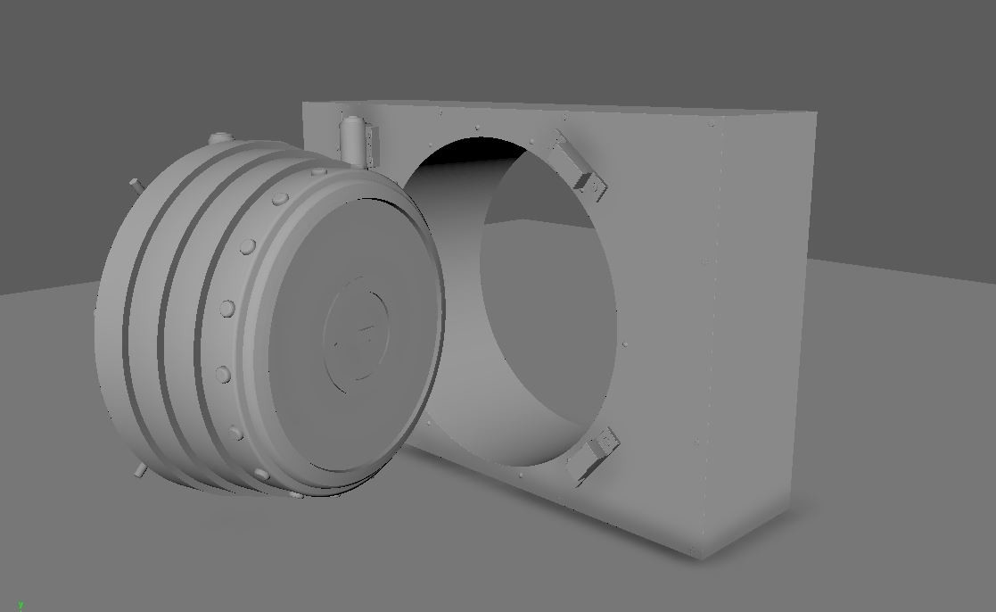 ArtStation - 3D Bank Vault Model | Resources