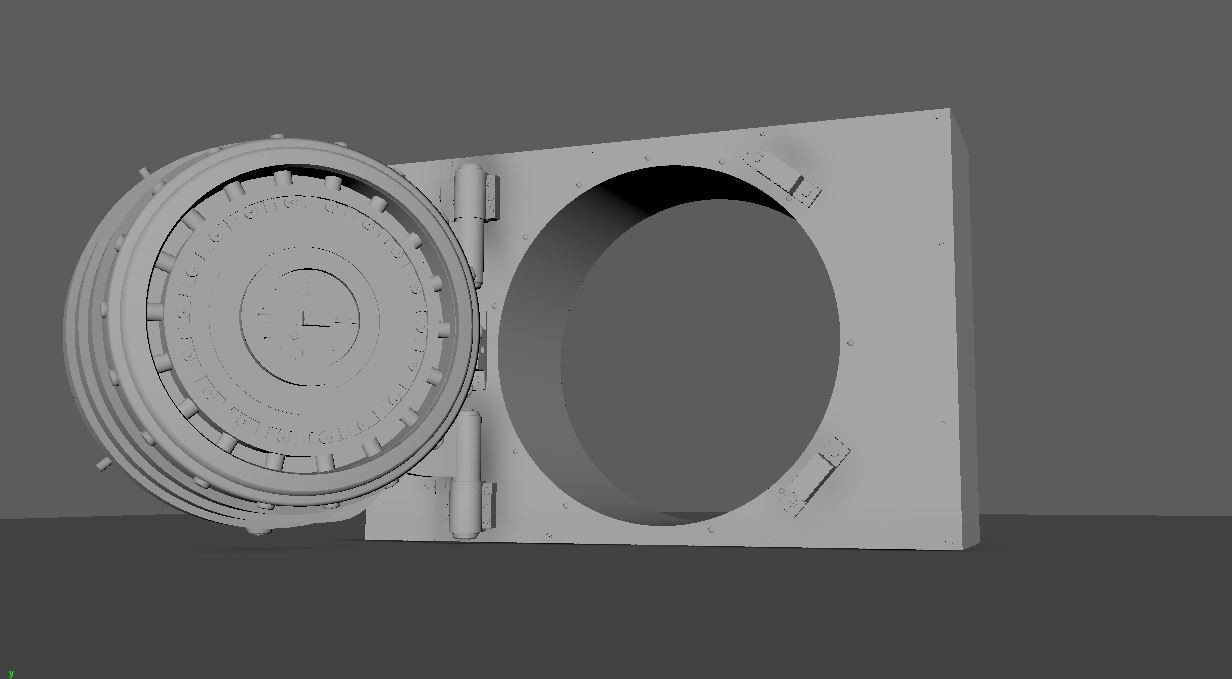 ArtStation - 3D Bank Vault Model | Resources