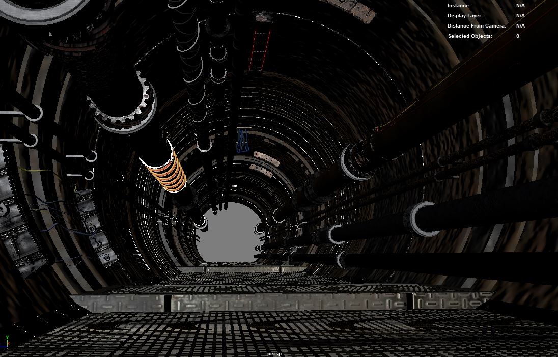 ArtStation - Service Tunnel 3D Model | Resources
