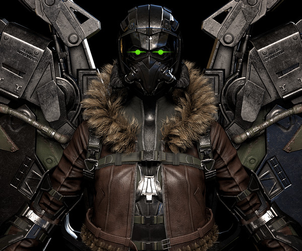 ArtStation - Vulture. Ver_Female | Game Assets