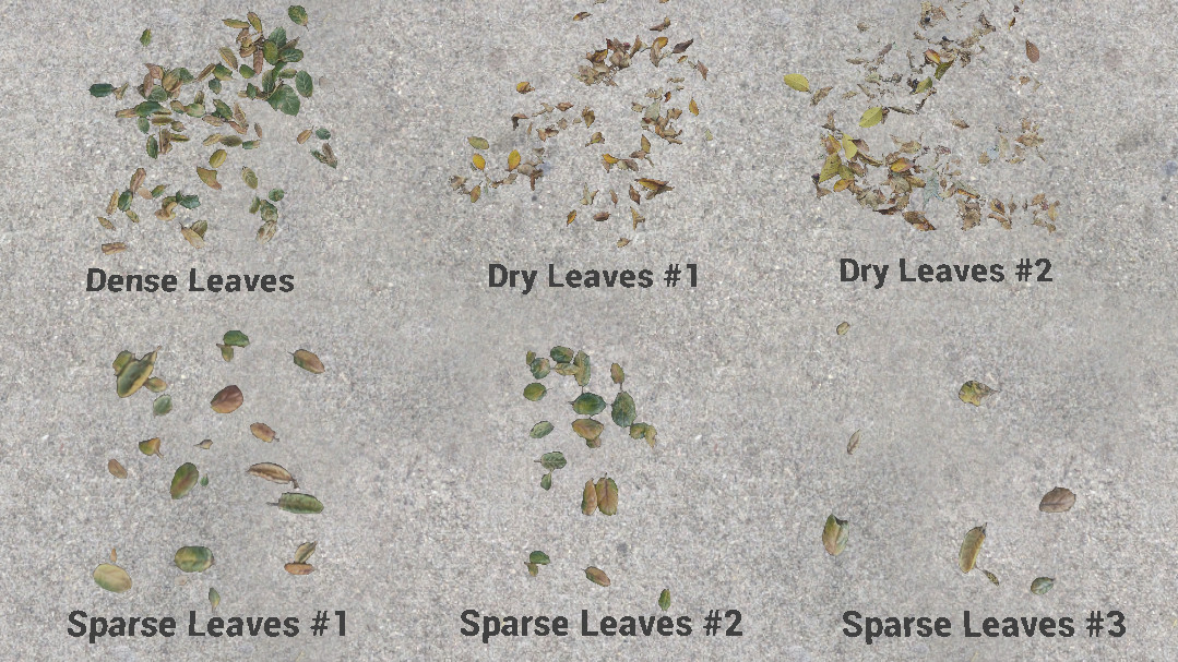 ArtStation - Fallen Leaves | Game Assets