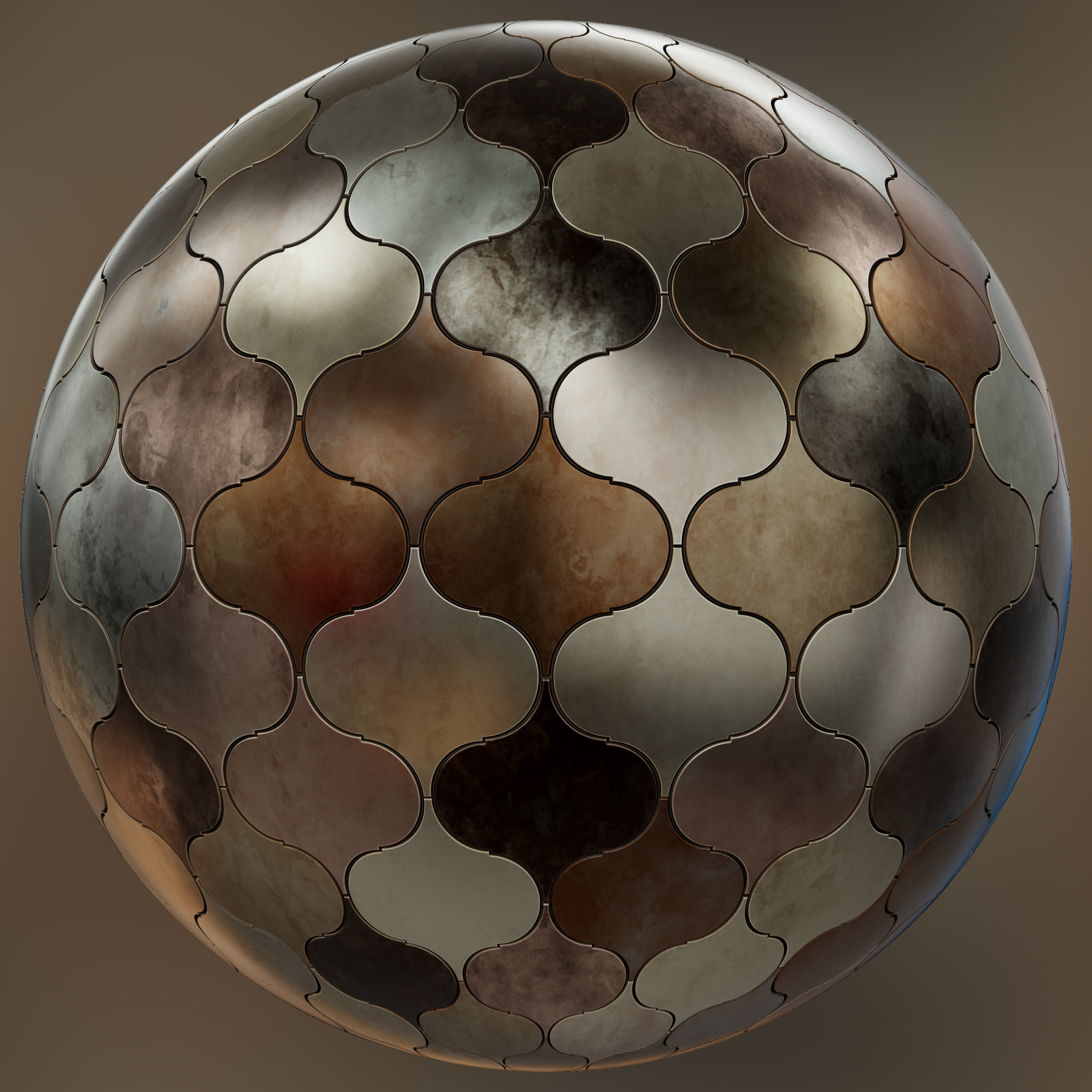 ArtStation - Procedural Metal Tiles | Game Assets