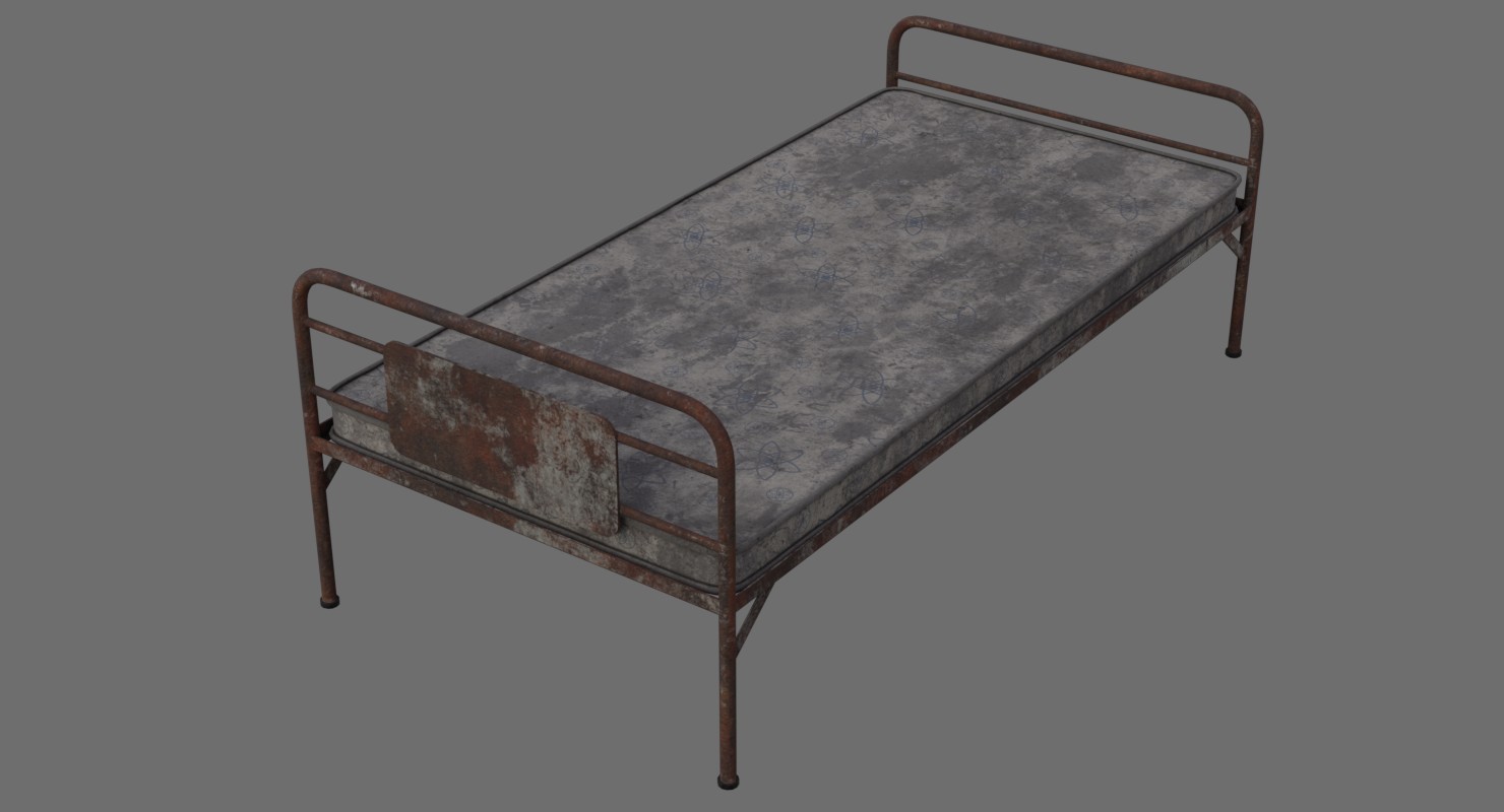 ArtStation - Bed 1C | Game Assets