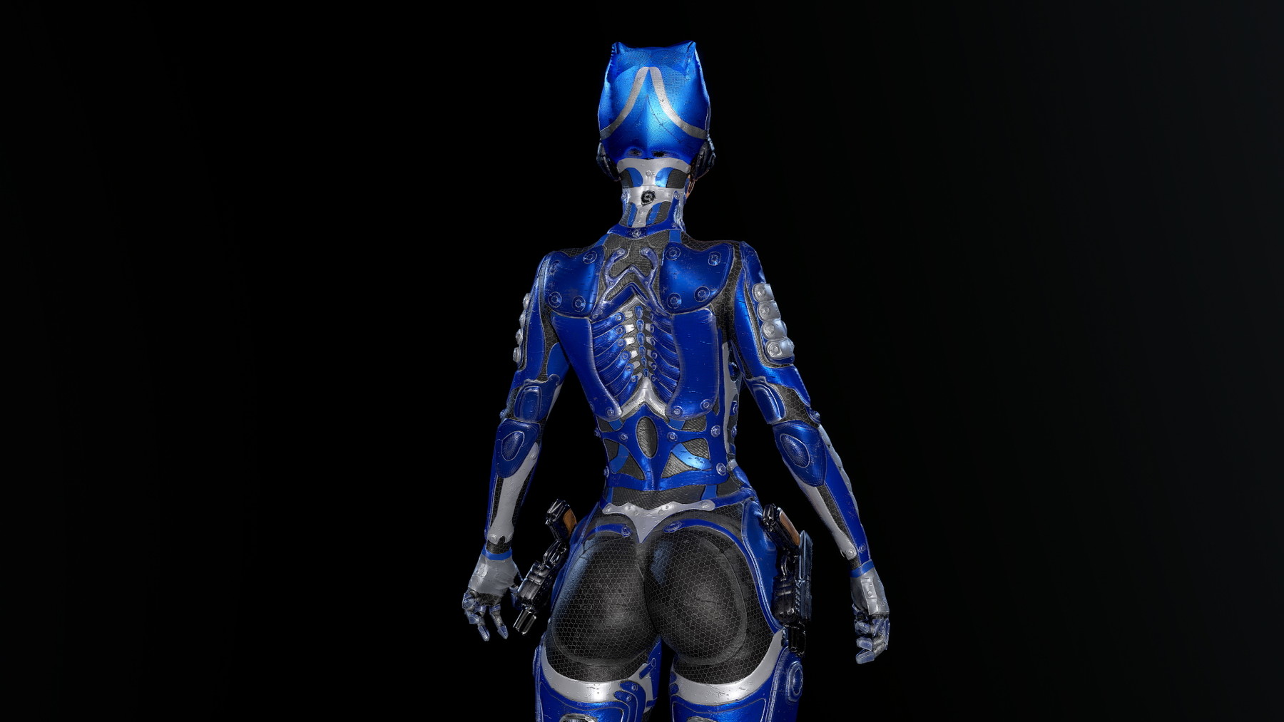 ArtStation - Low-poly model of the character Ghost Furry | Game Assets