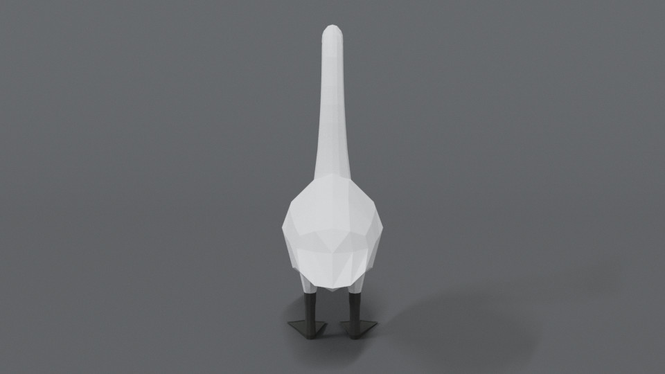 ArtStation - Low Poly Cartoon Swan | Game Assets