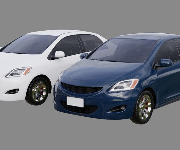 ArtStation - Generic Car 1A | Game Assets