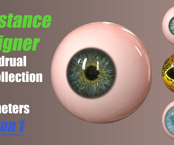 ArtStation - Substance Designer Procedrual Eye Collection with ...