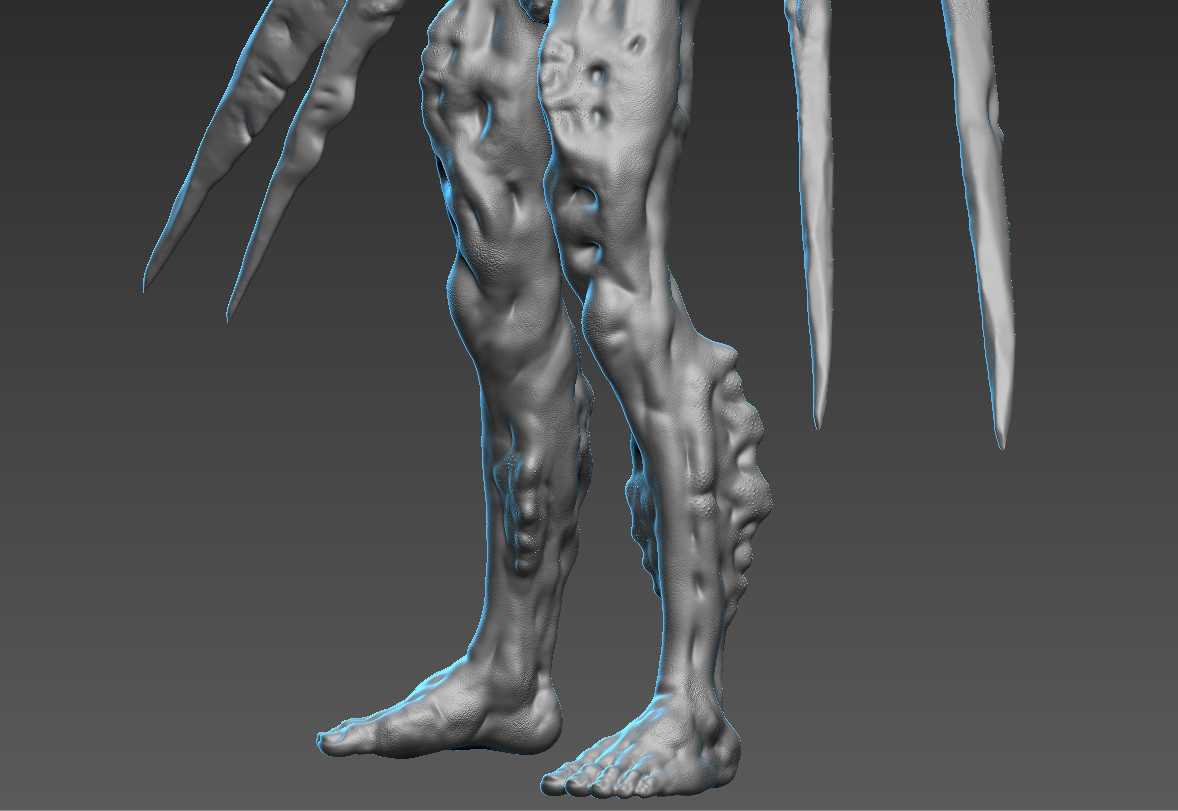 ArtStation - Human Mutant 2 high-poly zbrush project | Resources