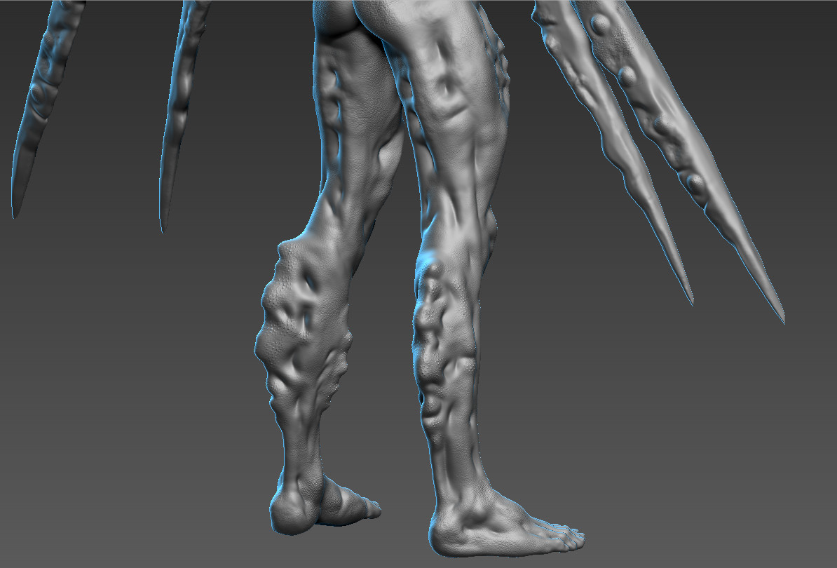 ArtStation - Human Mutant 2 high-poly zbrush project | Resources