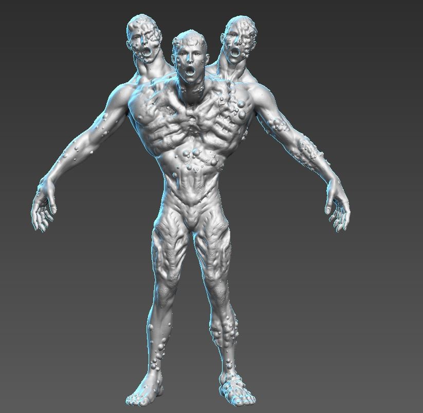 ArtStation - Zombie Mutant 2 | Game Assets