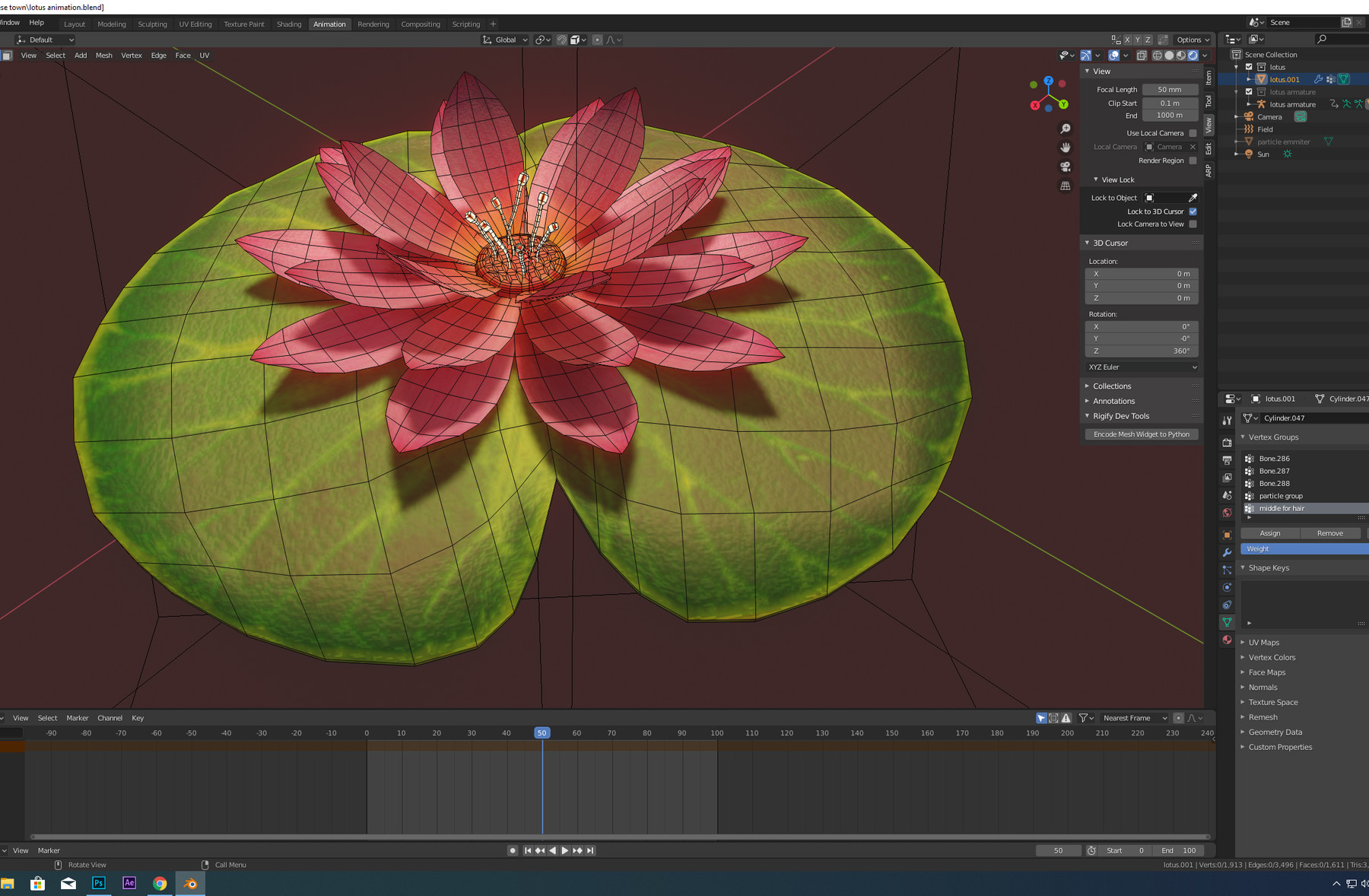 ArtStation - lotus | Game Assets