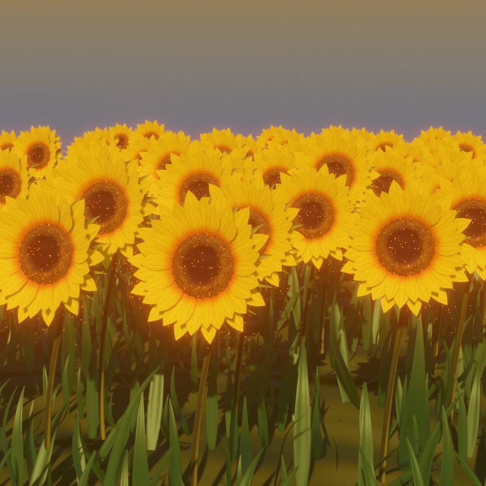 ArtStation - sunflower | Game Assets