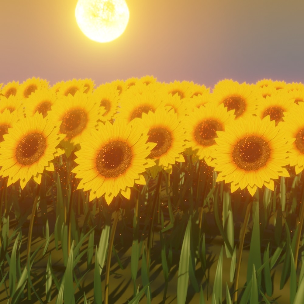ArtStation - sunflower | Game Assets